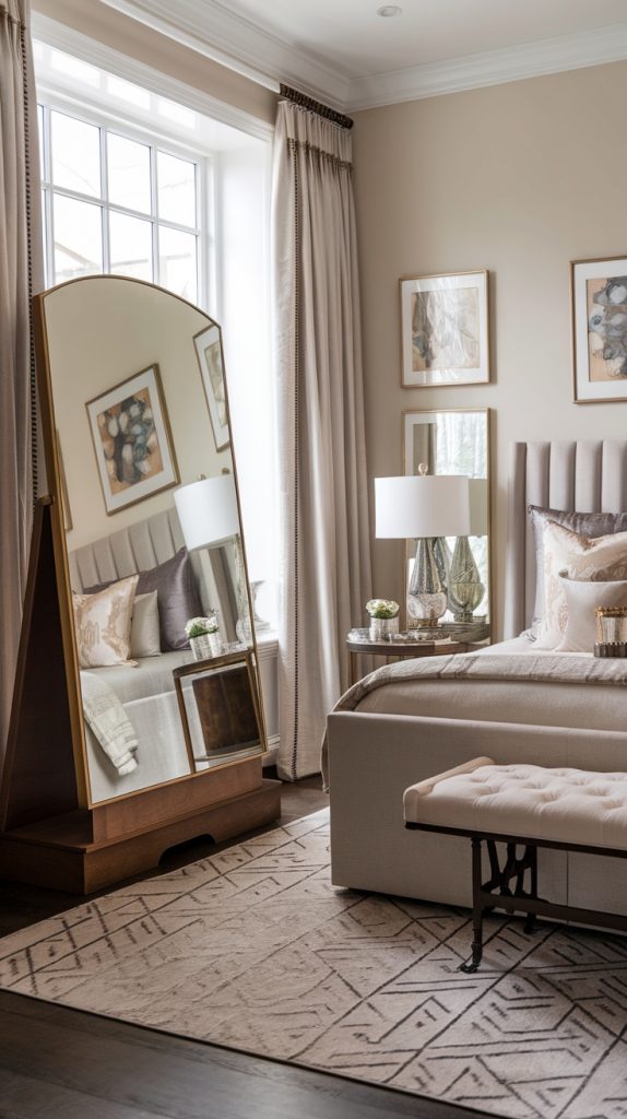 21 Stunning Modern Traditional Bedroom Ideas With Mirrors