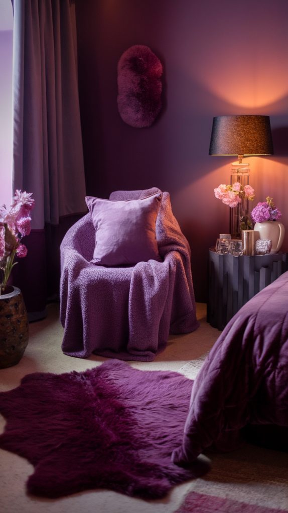 21 Stunning Moody Purple Bedroom Ideas