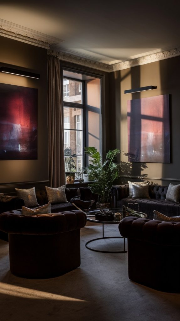 17 Dark and Moody Living Room Ideas for a Cozy Vibe