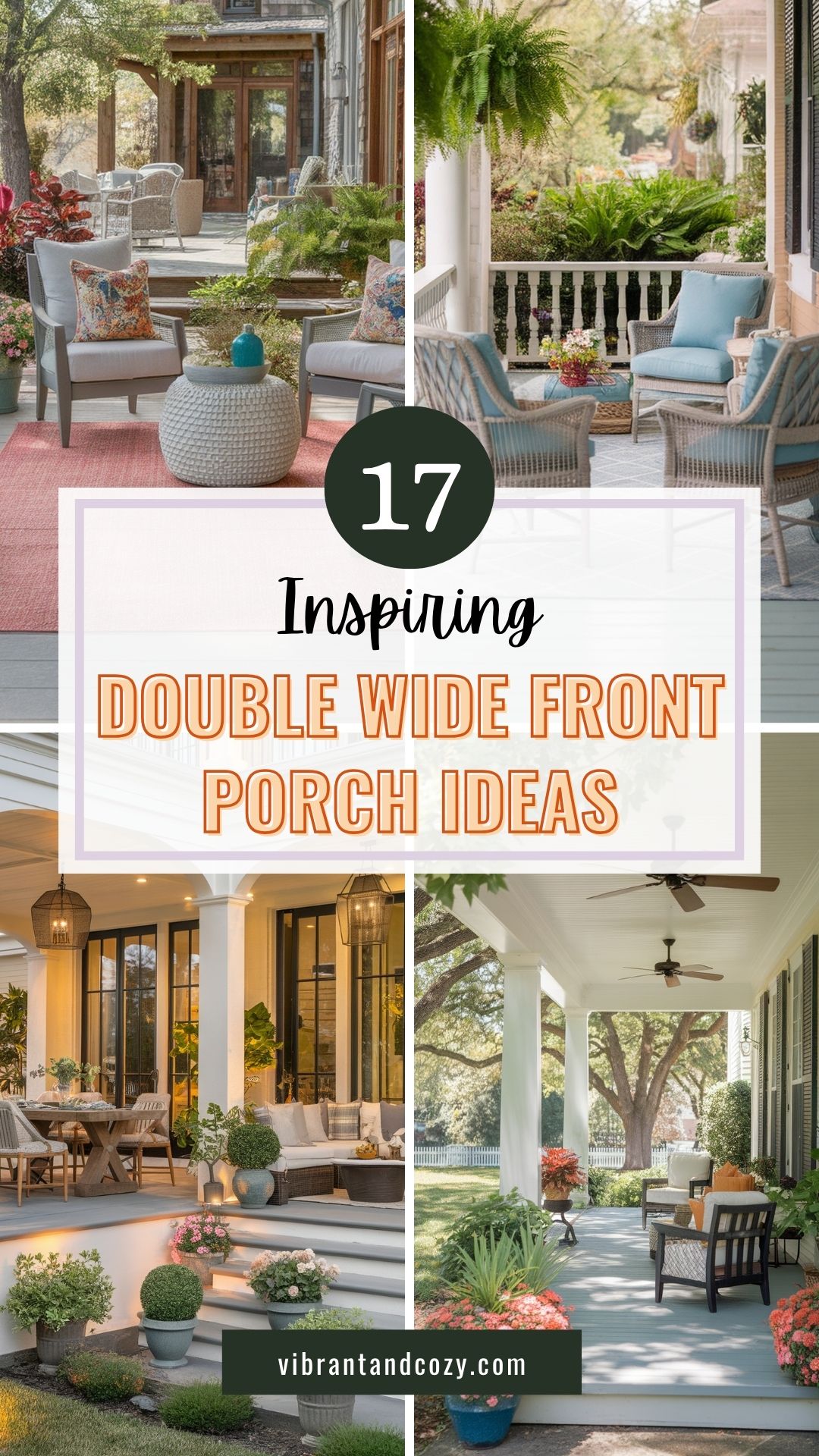 17 Inspiring Double Wide Front Porch Ideas for Your Home