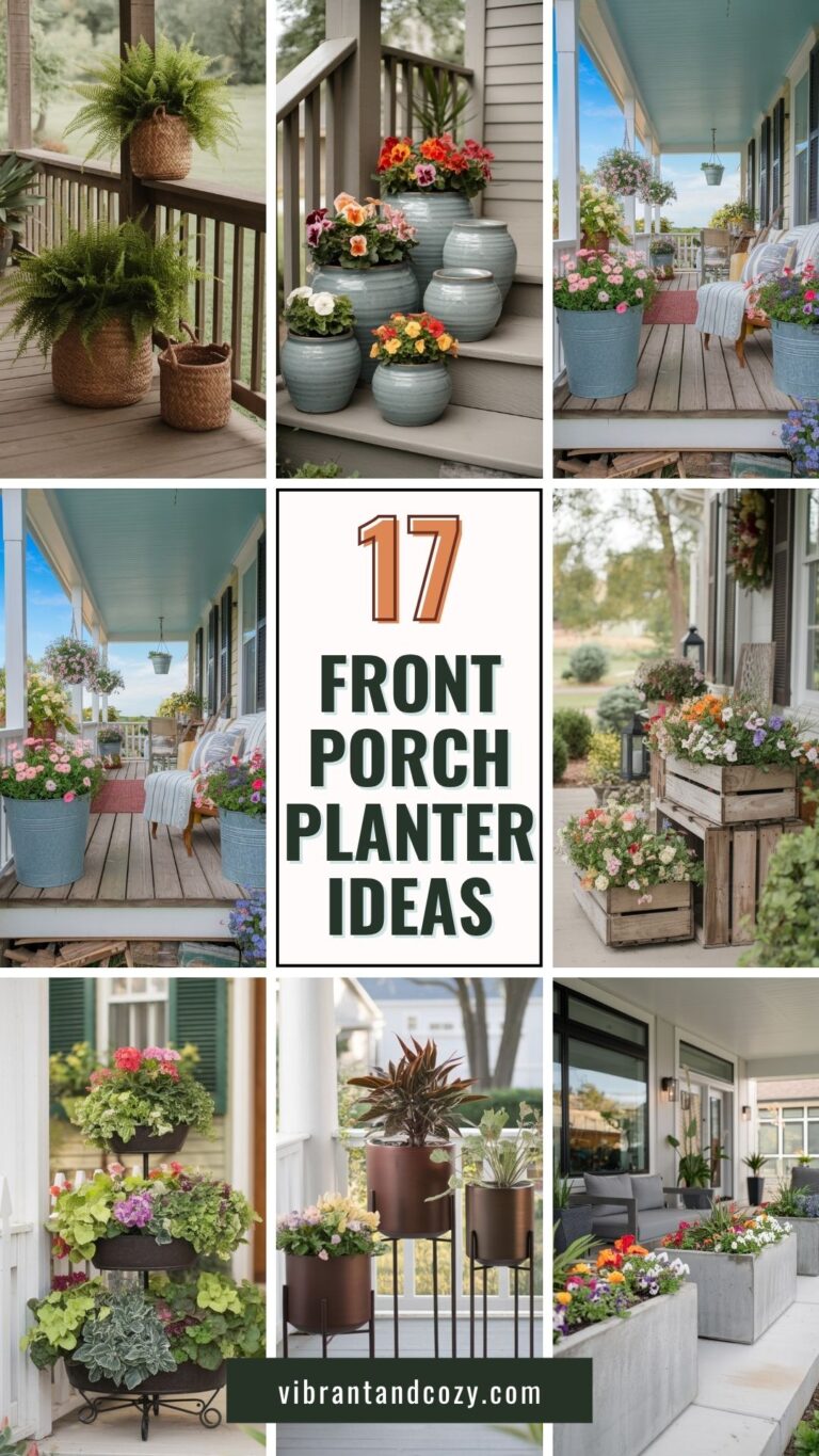 17 Charming Front Porch Planter Ideas to Elevate Your Curb Appeal
