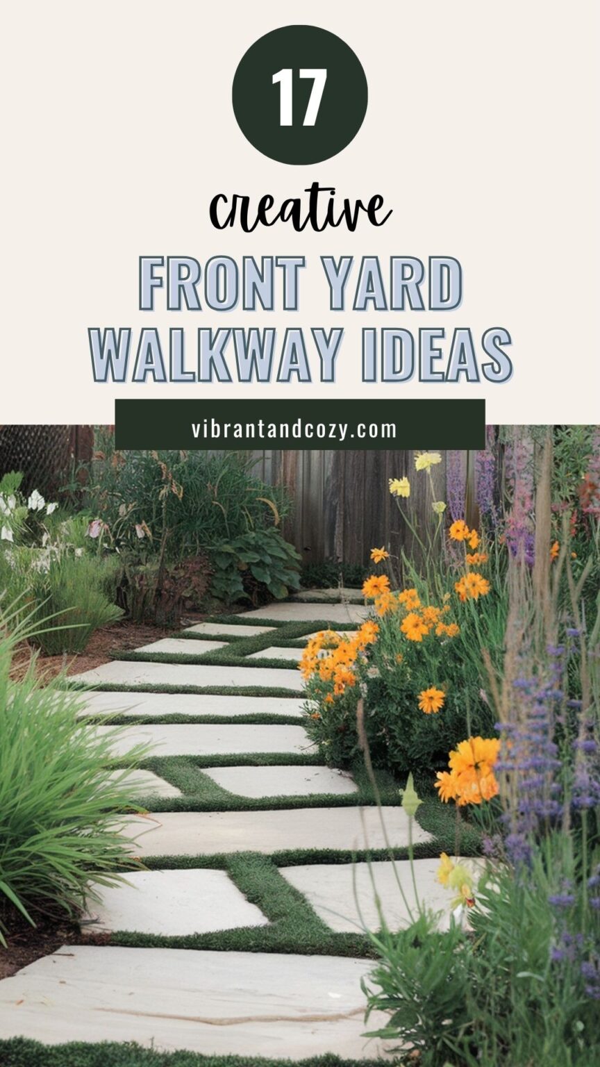 17 Creative Front Yard Walkway Ideas to Enhance Your Curb Appeal