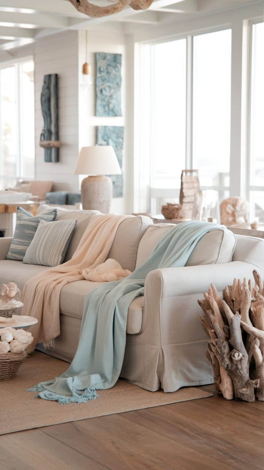 17 Stunning Beach Living Room Decor Ideas to Transform Your Space