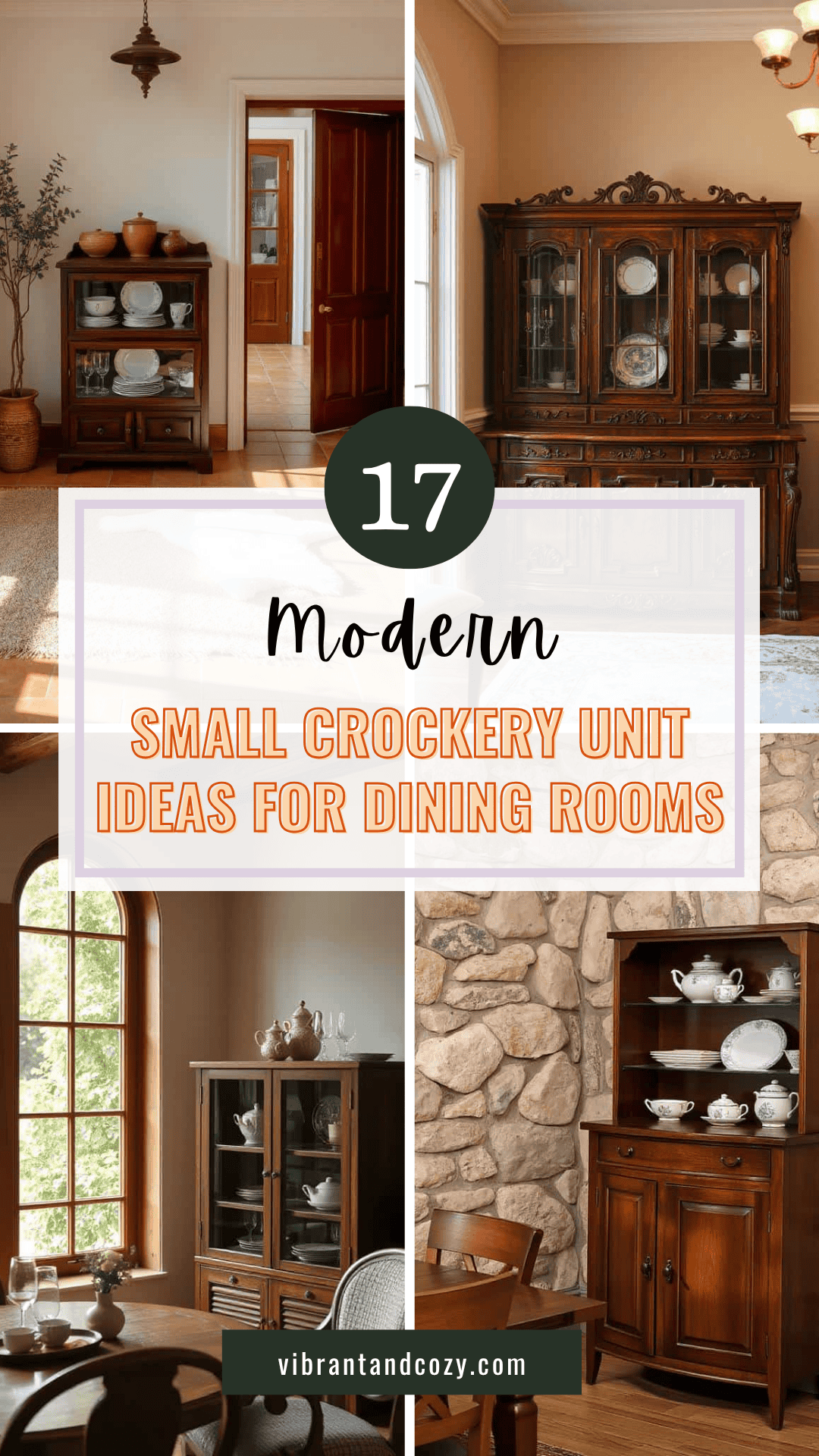 17 Small Crockery Unit Ideas for Dining Rooms