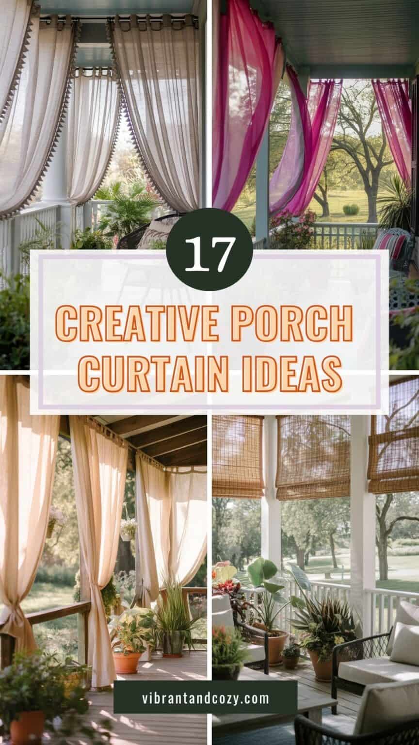 17 Creative Porch Curtain Ideas for a Cozy Outdoor Space