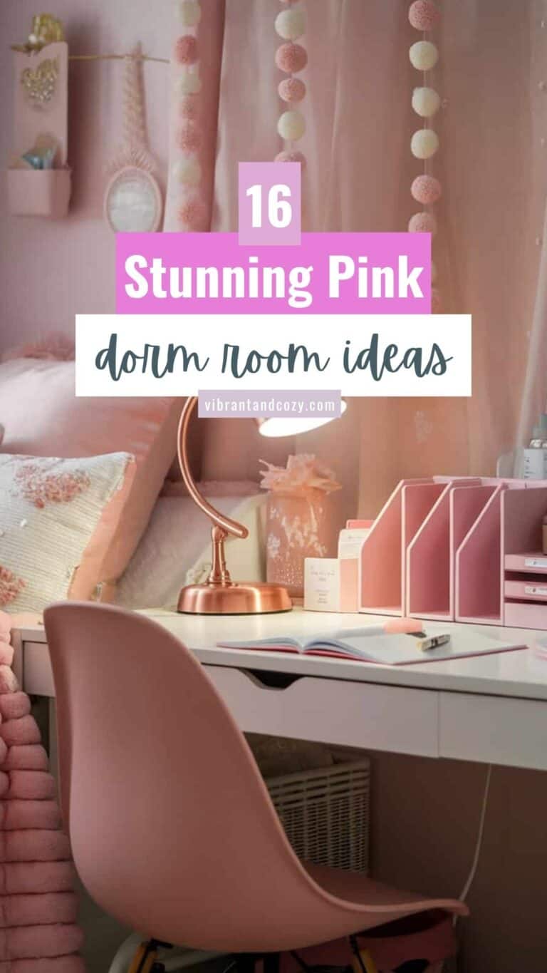 16 Stunning Pink Dorm Room Ideas for a Chic Space