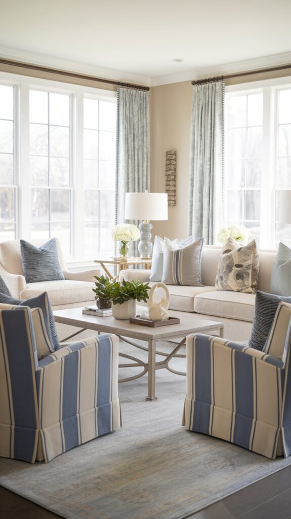 17 Stunning Blue and Cream Living Room Ideas for Your Home