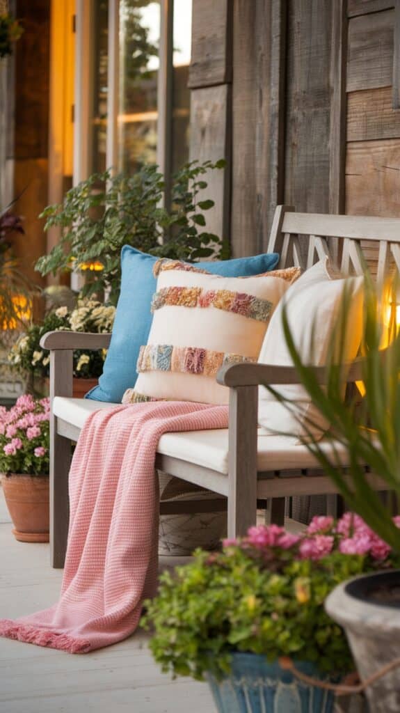 17 Creative Front Porch Bench Ideas for a Welcoming Entryway
