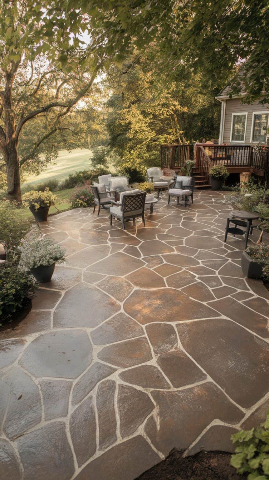 17 Stunning Stamped Concrete Patio Ideas for Your Outdoor Space