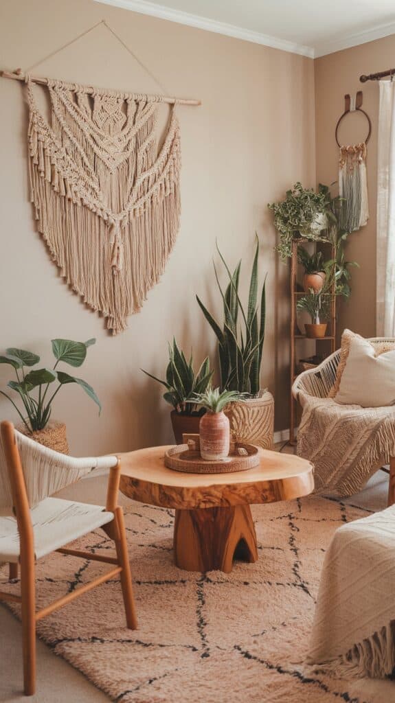 17 Chic Earthy Boho Living Room Ideas for a Cozy Vibe - Vibrant & Cozy