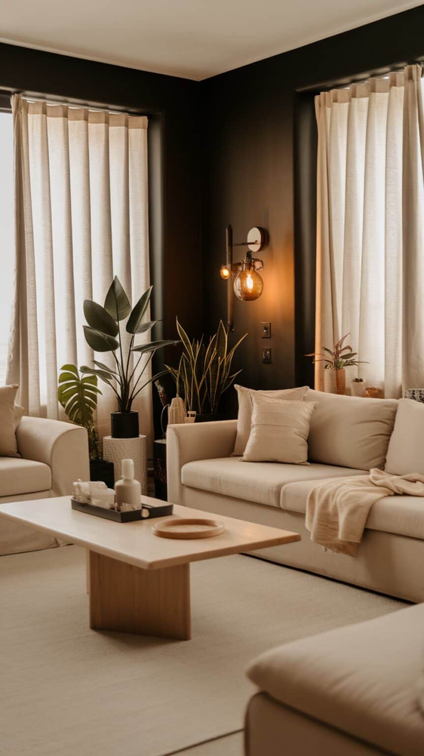 17 Stylish Black Apartment Living Room Ideas You’ll Love