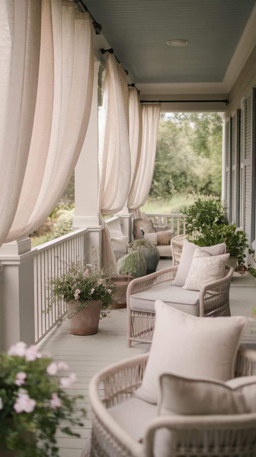 17 Creative Porch Curtain Ideas for a Cozy Outdoor Space