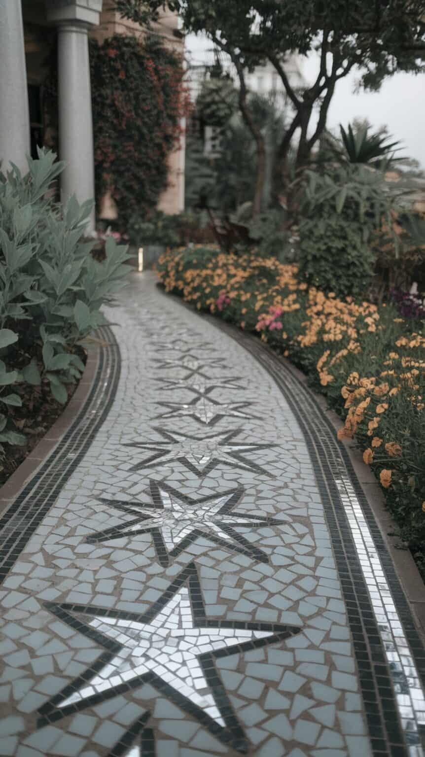 17 Creative Mosaic Stepping Pathways Ideas for Your Garden