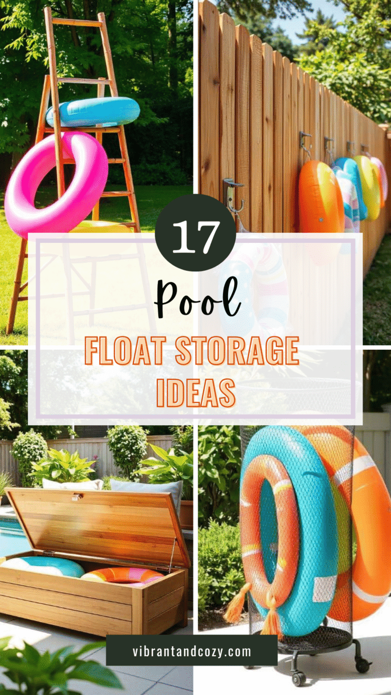 17 Pool Float Storage Ideas to Keep Your Backyard Organized and Breezy