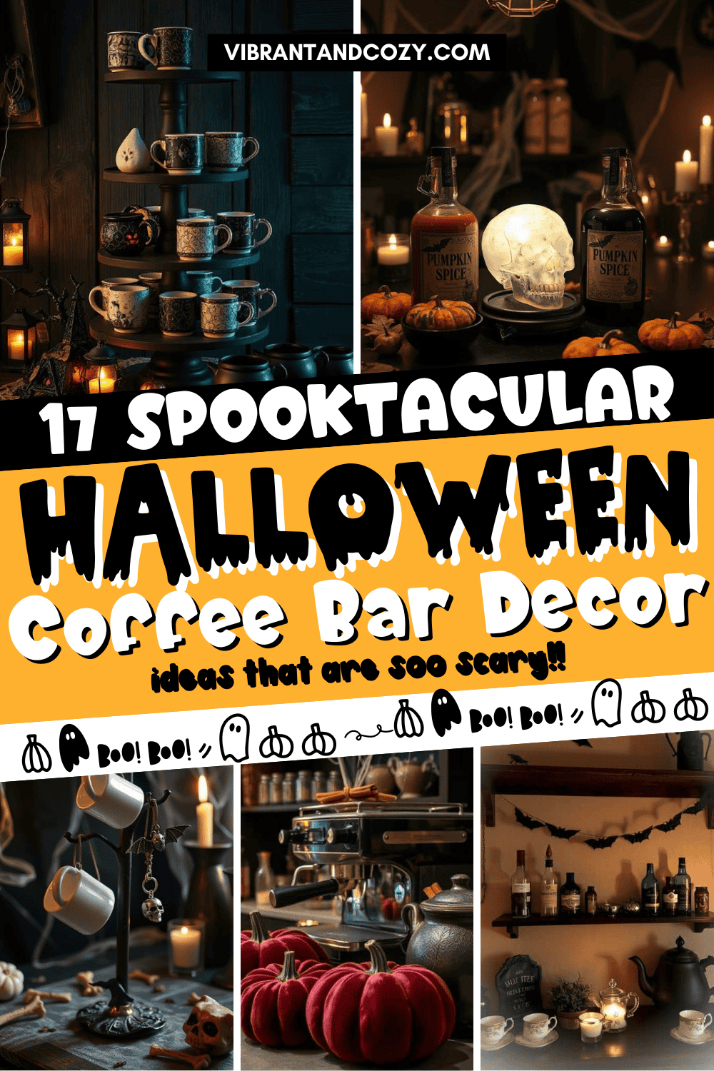17 Spooky Halloween Coffee Bar Decor Ideas to Perk Up Your Potion Station
