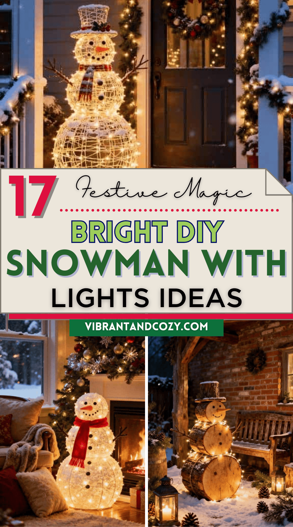 17 Bright DIY Snowman With Lights Ideas To Warm Your Winter Nights