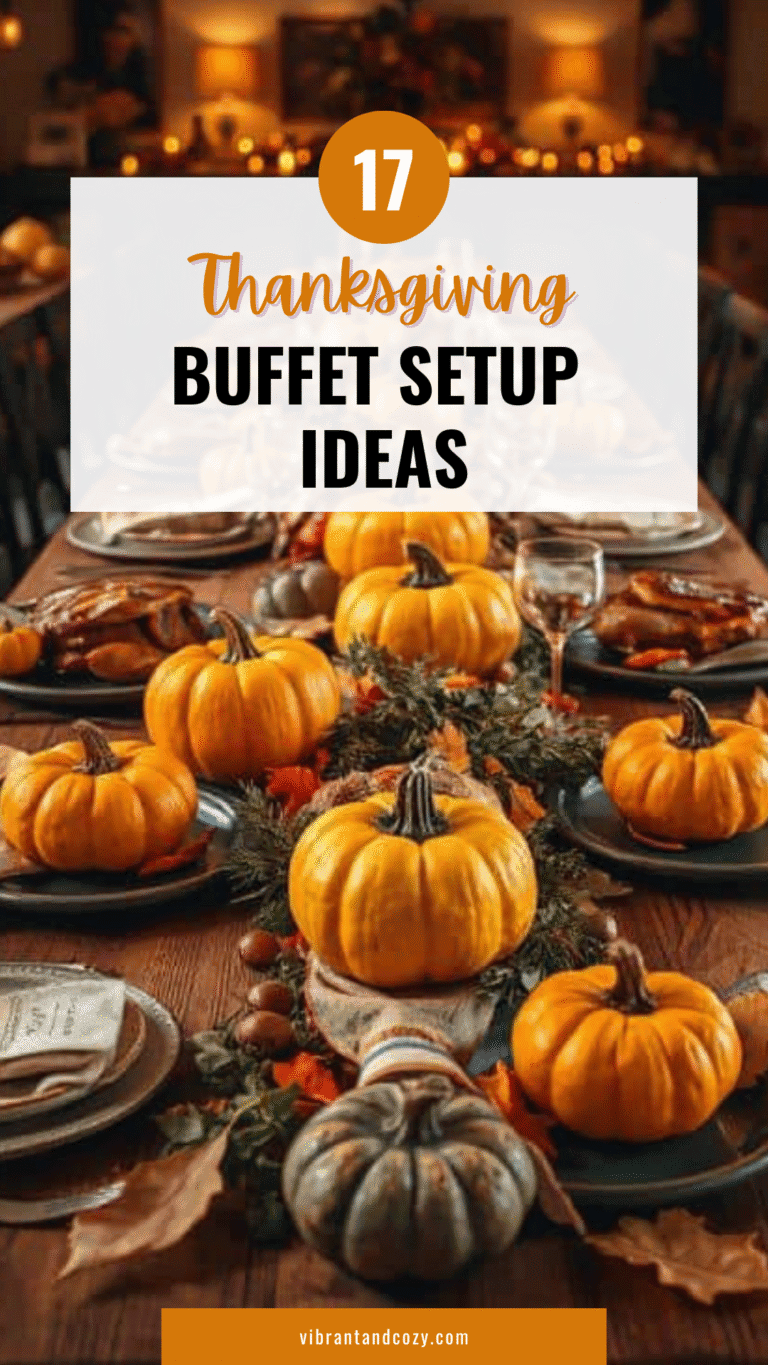 17 Thanksgiving Buffet Setup Ideas for a Warm and Inviting Spread 🦃🍽