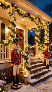 17 Charming Christmas Porch Decor Ideas To Inspire Your Holiday Entry
