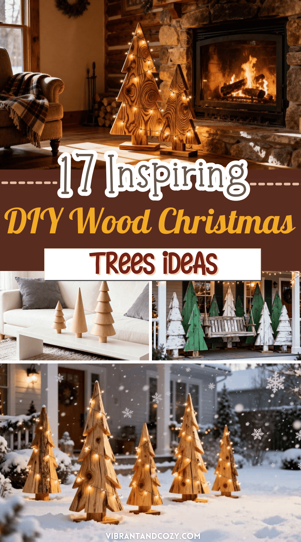 17 Inspiring DIY Wood Christmas Trees Ideas For A Cozy Holiday Home