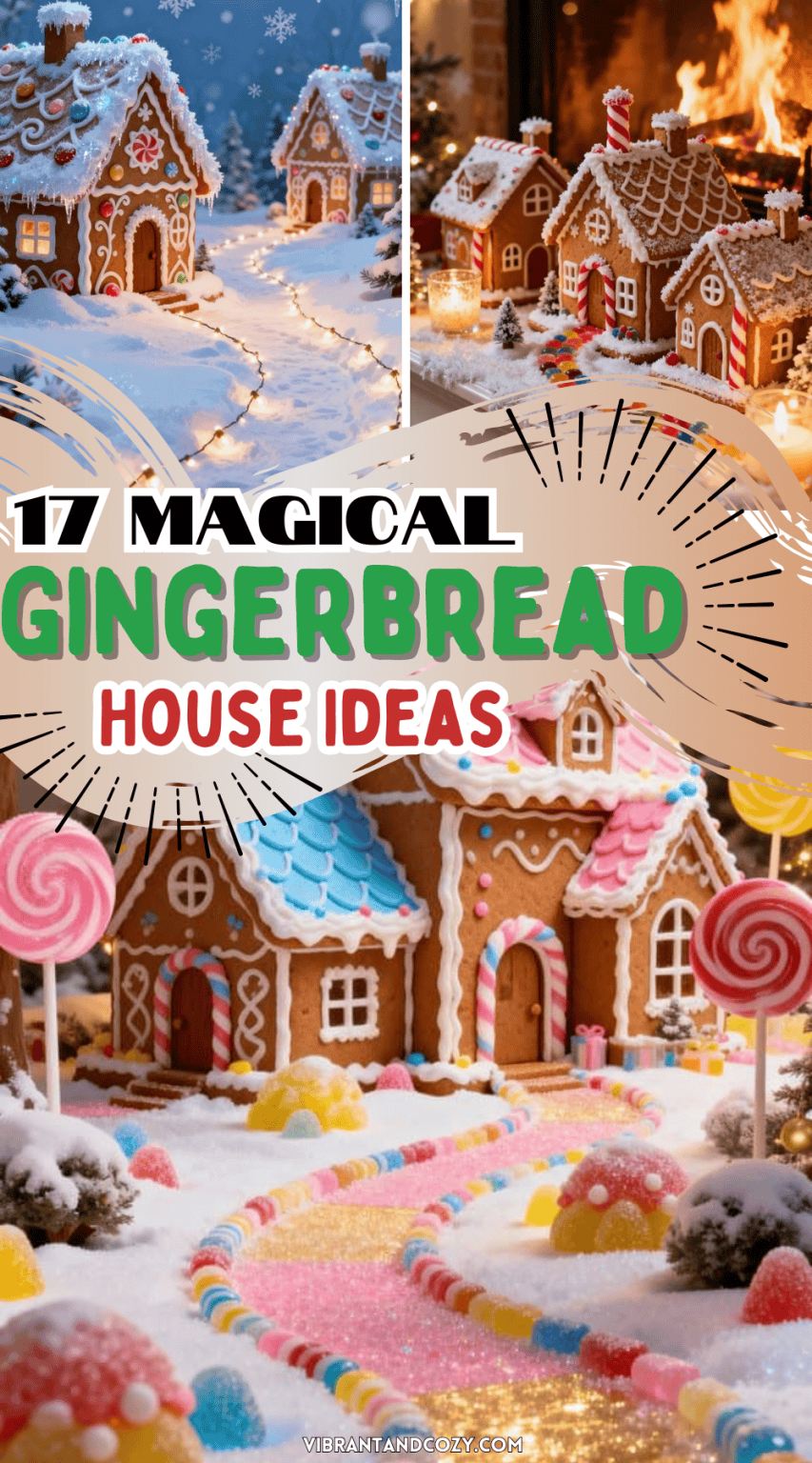 17 Magical Gingerbread House Ideas To Create A Sweet Holiday Wonderland