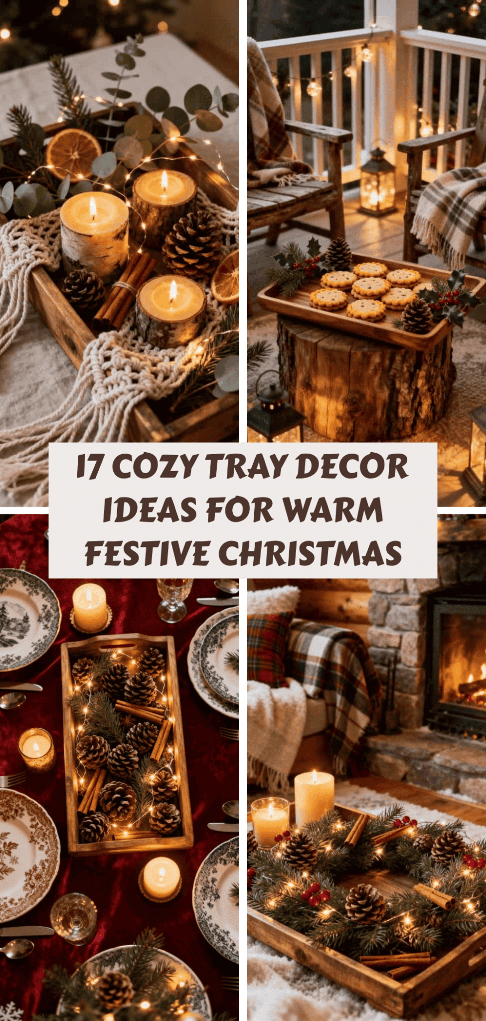 17 Magical Christmas Tray Decor Ideas To Make Your Home Feel Warm And ...