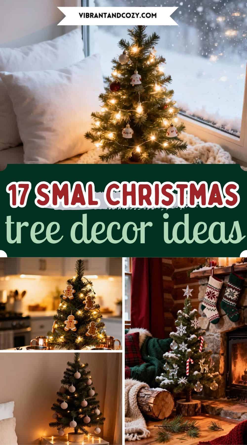 17 Charming Small Christmas Tree Decorations Ideas For A Warm Holiday ...