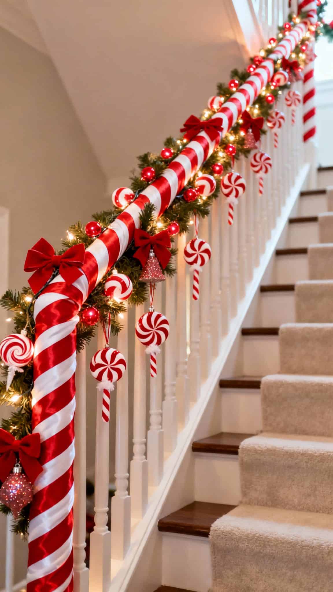17 Magical Christmas Staircase Ideas To Make Your Home Feel Like A ...