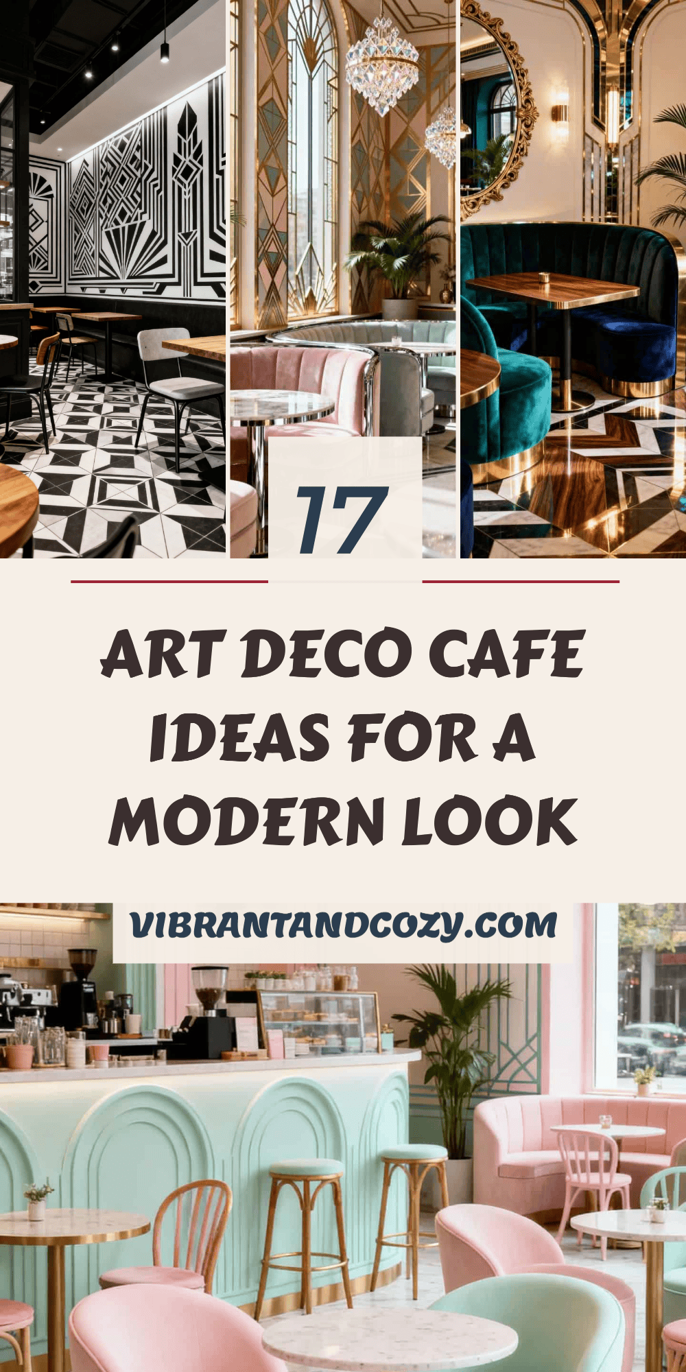 17 Stylish Art Deco Cafe Ideas For A Beautiful, Modern Look - Vibrant ...