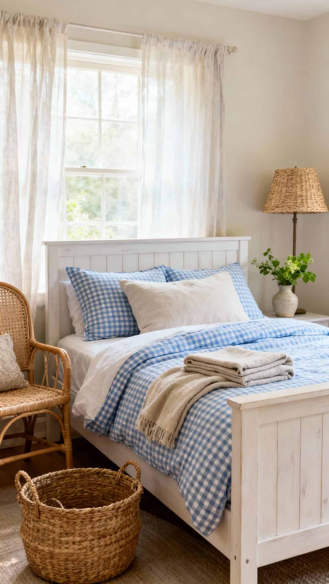 17 Cozy Gingham Bedding Ideas For A Timeless And Inviting Bedroom ...