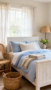 17 Cozy Gingham Bedding Ideas For A Timeless And Inviting Bedroom ...