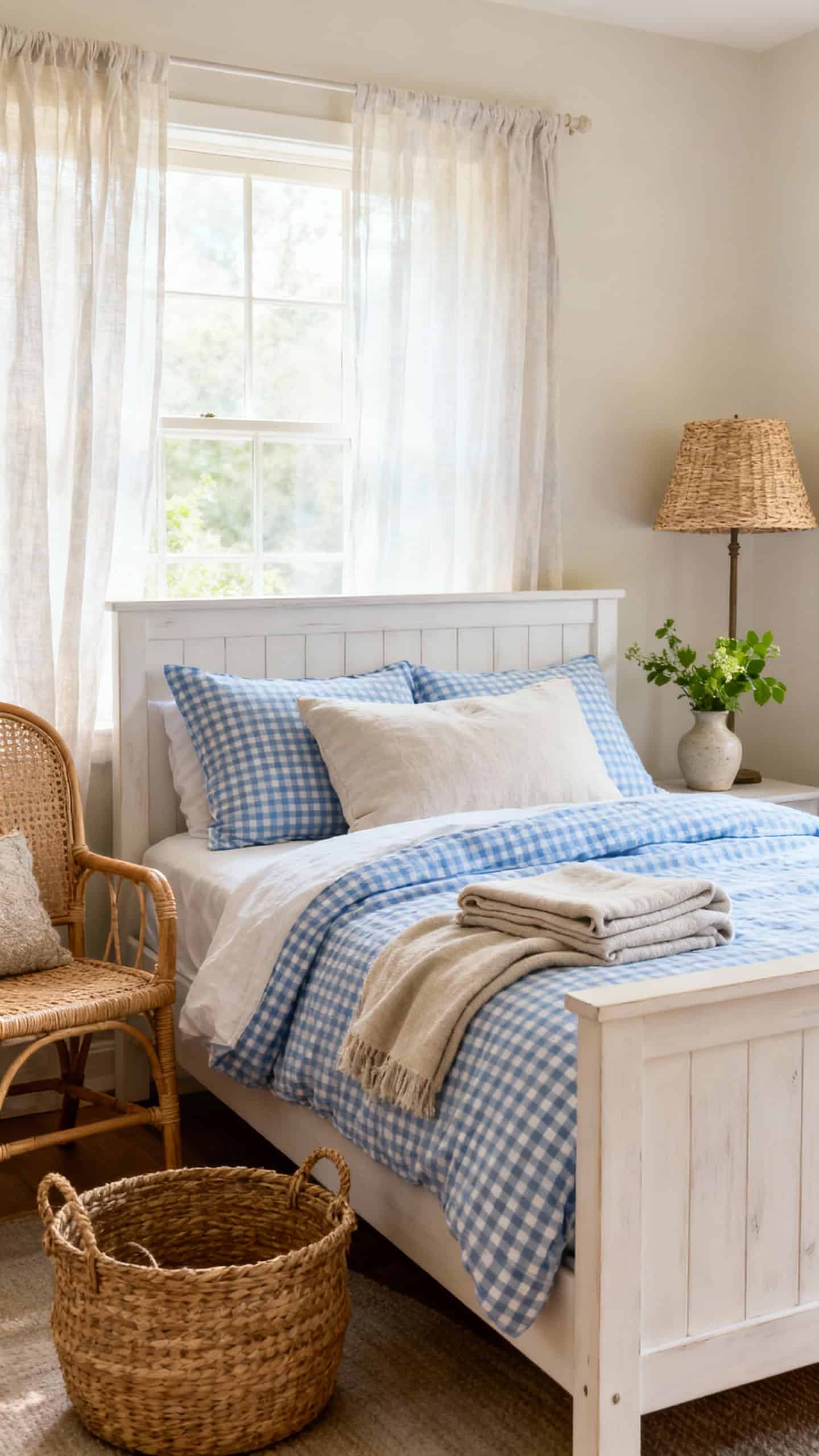 17 Cozy Gingham Bedding Ideas For A Timeless And Inviting Bedroom ...
