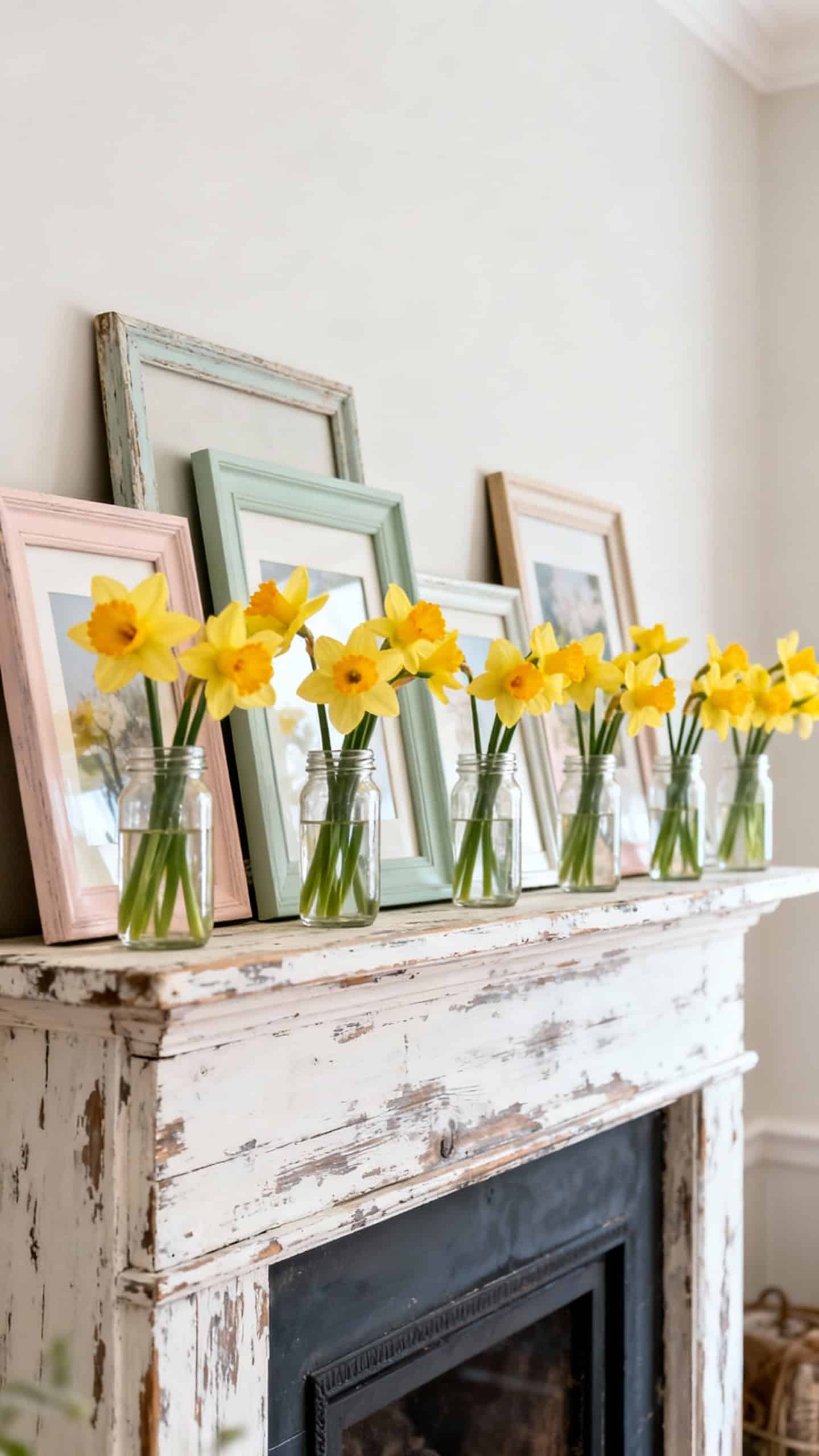 17 Fresh Spring Mantle Decor Ideas For A Cheerful Seasonal Refresh ...