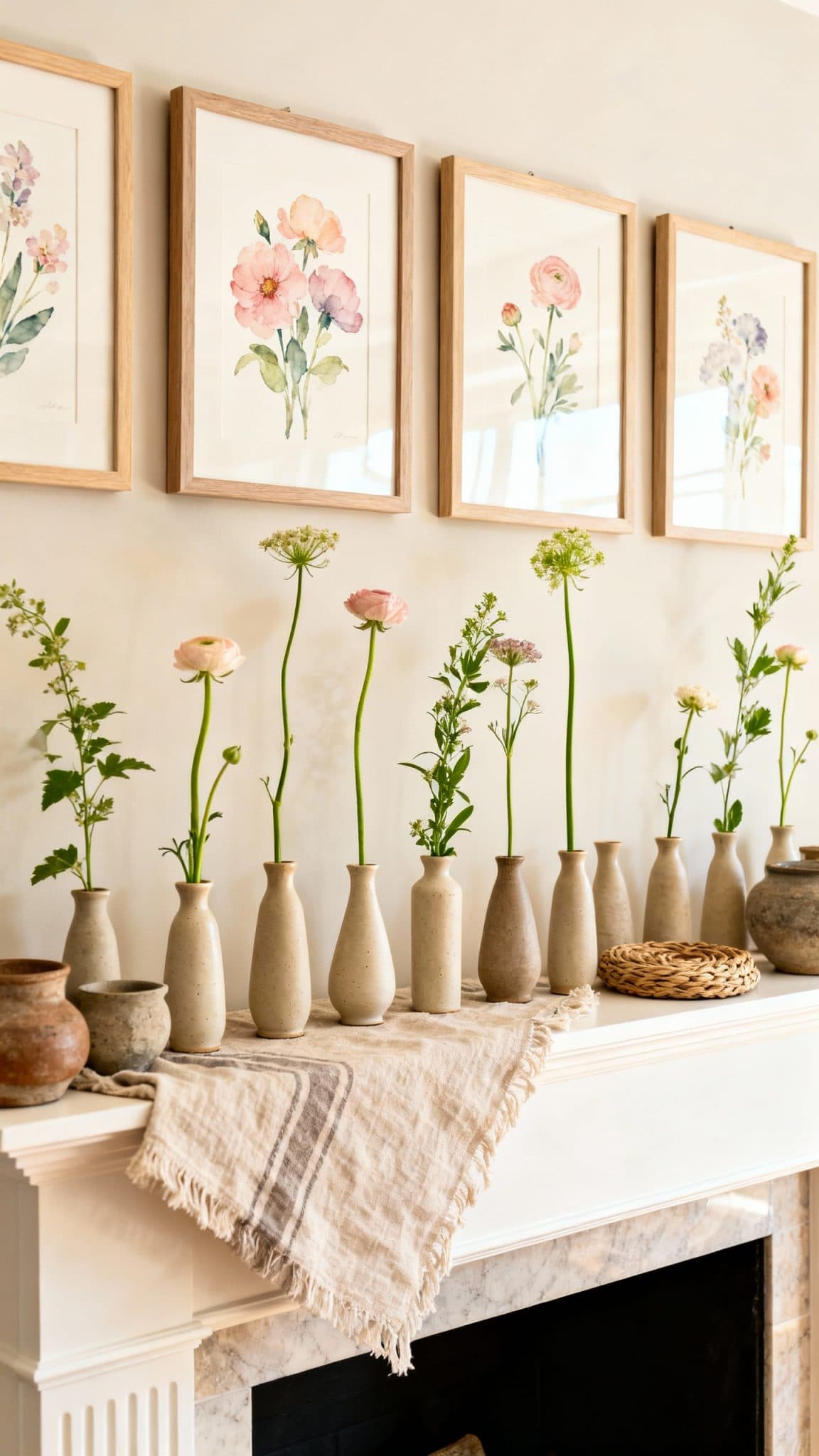 17 Fresh Spring Mantle Decor Ideas For A Cheerful Seasonal Refresh ...