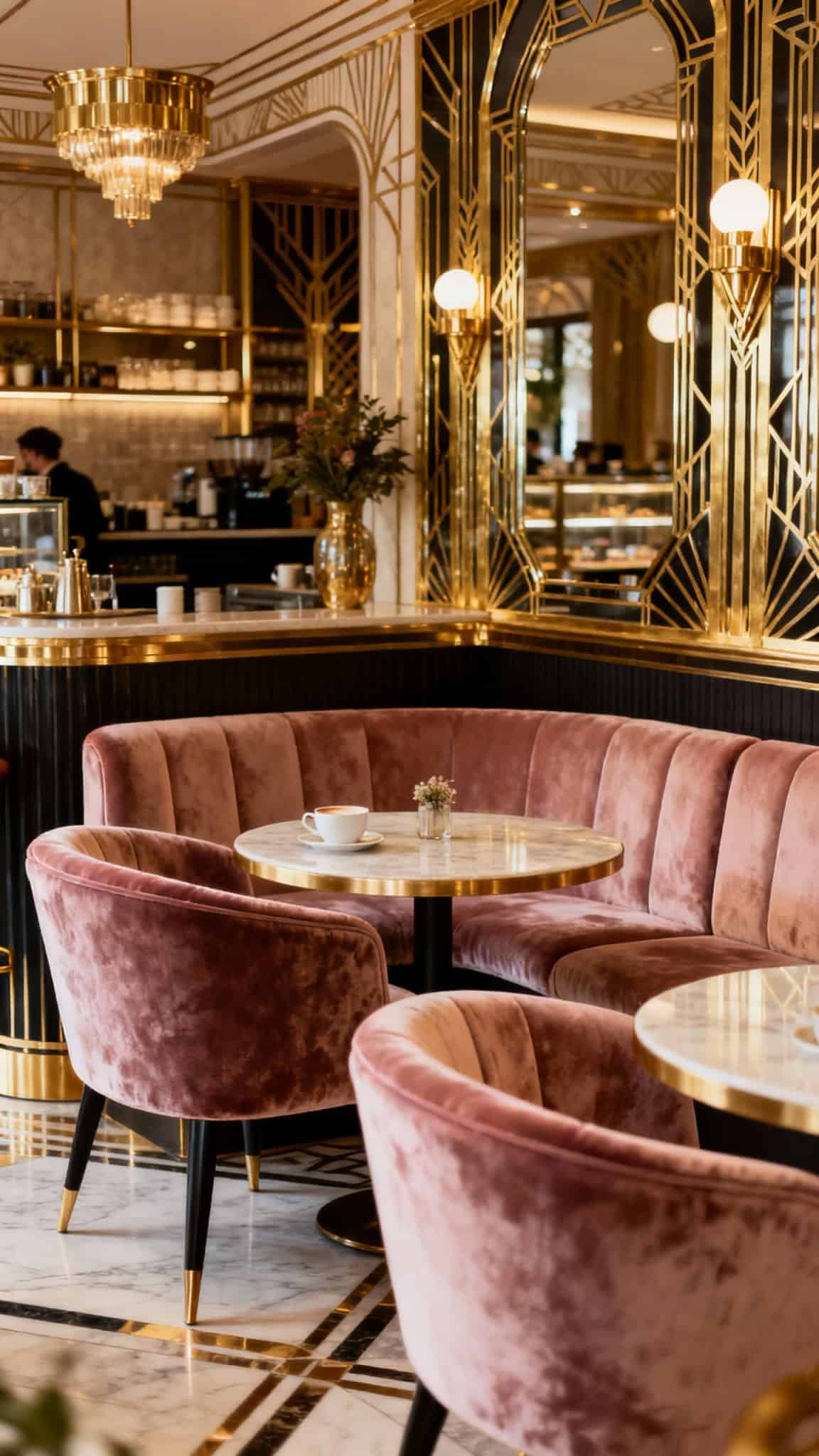17 Stylish Art Deco Cafe Ideas For A Beautiful, Modern Look - Vibrant ...