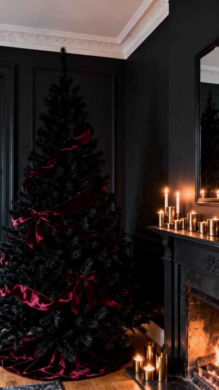 17 Striking Dark Christmas Decor Ideas For A Dramatic Holiday Look ...