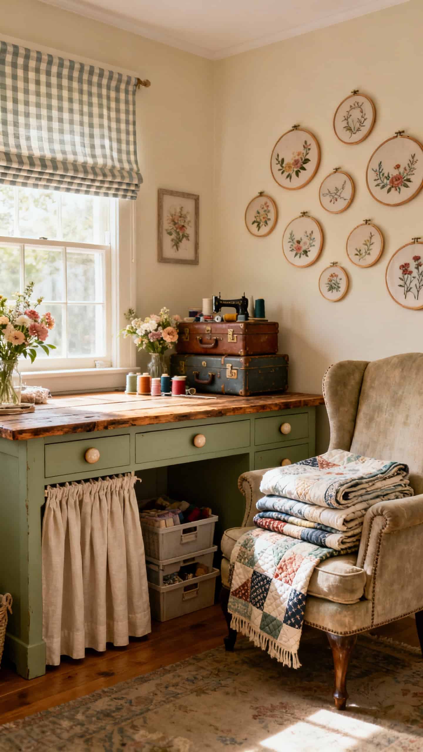 13 Craft Room Office Ideas That Turn Work Into Play - Vibrant & Cozy