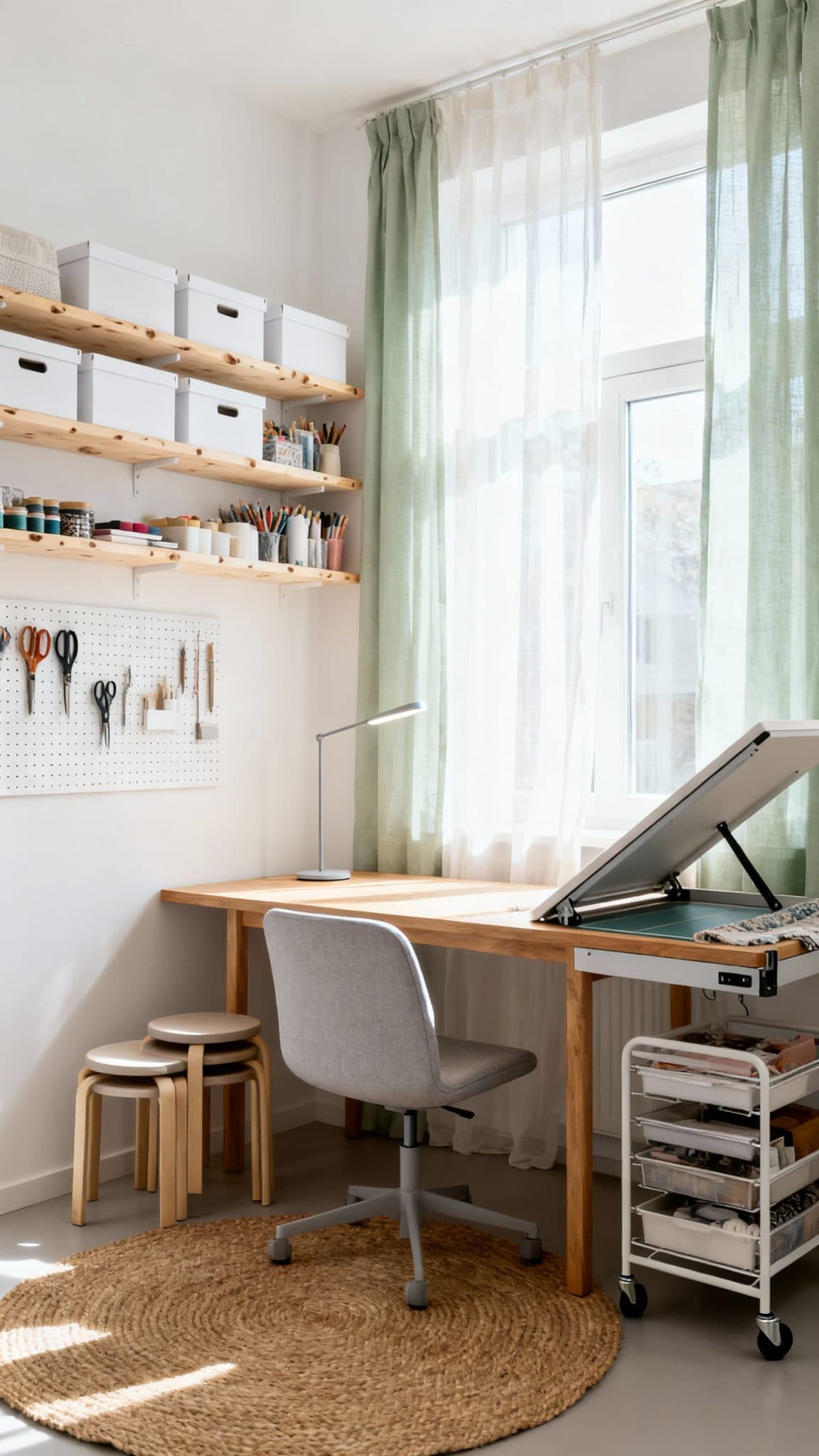 13 Craft Room Office Ideas That Turn Work Into Play - Vibrant & Cozy