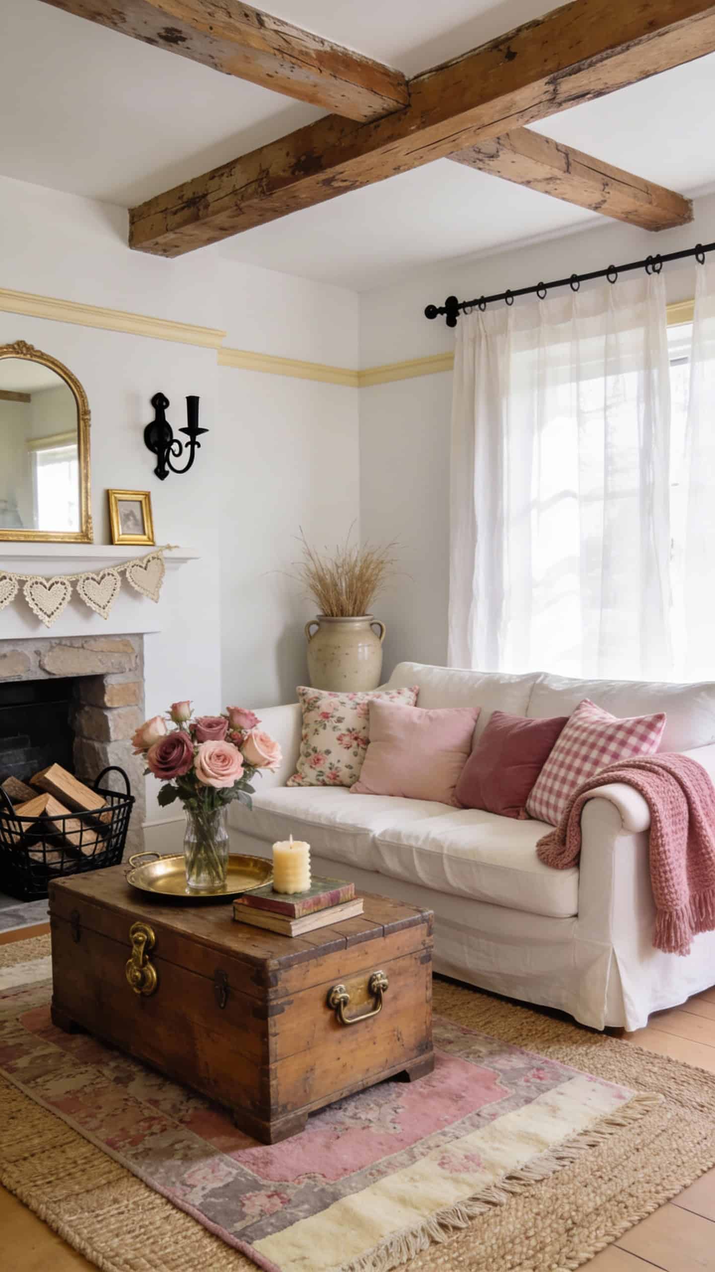 10 Farmhouse Valentine's Day Decor Ideas That Feel Cozy And Chic